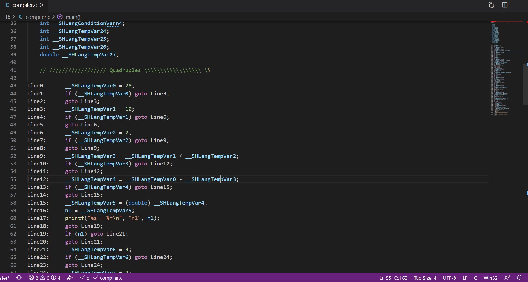 Compiler Project | Arash Hajisafi